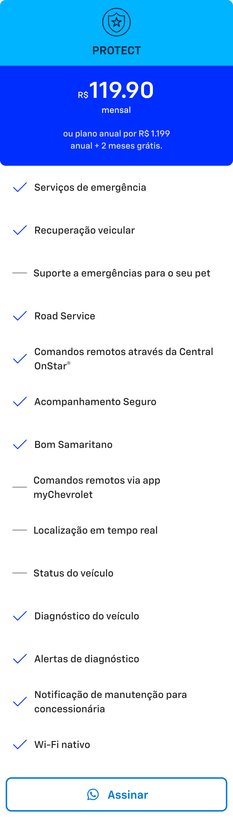OnStar - Assistente Pessoal | Serviços | Chevrolet Brasil